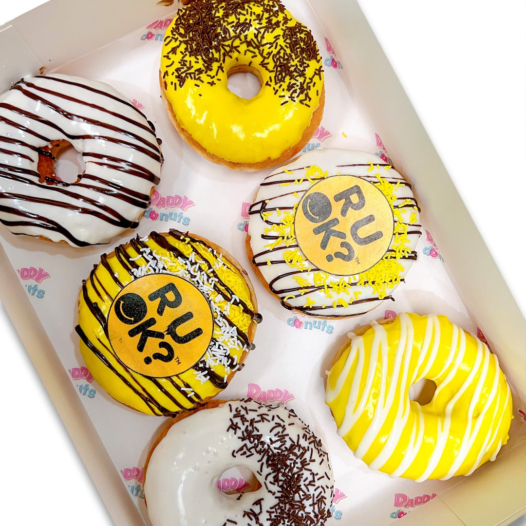 6 Pack R U OK? Day Donuts – Daddy Donuts