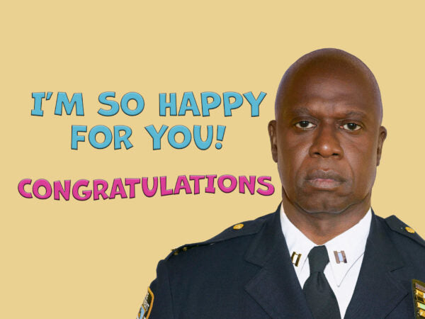 Congratulations Card- Daddy Donuts